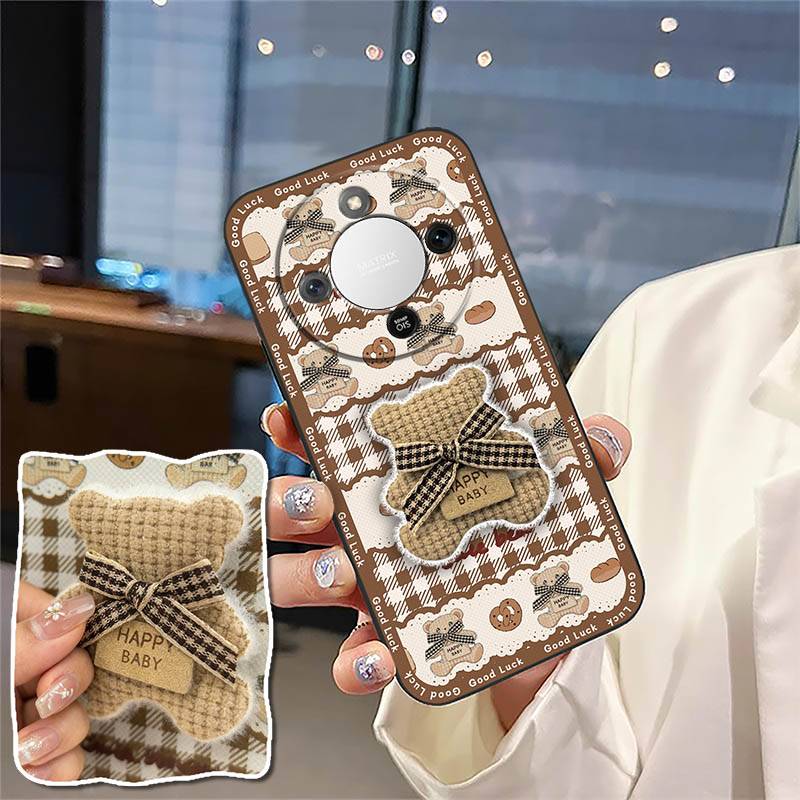 3D Shockproof Phone Case For Honor X70/X9D 5G Silicone Soft case Plush ...