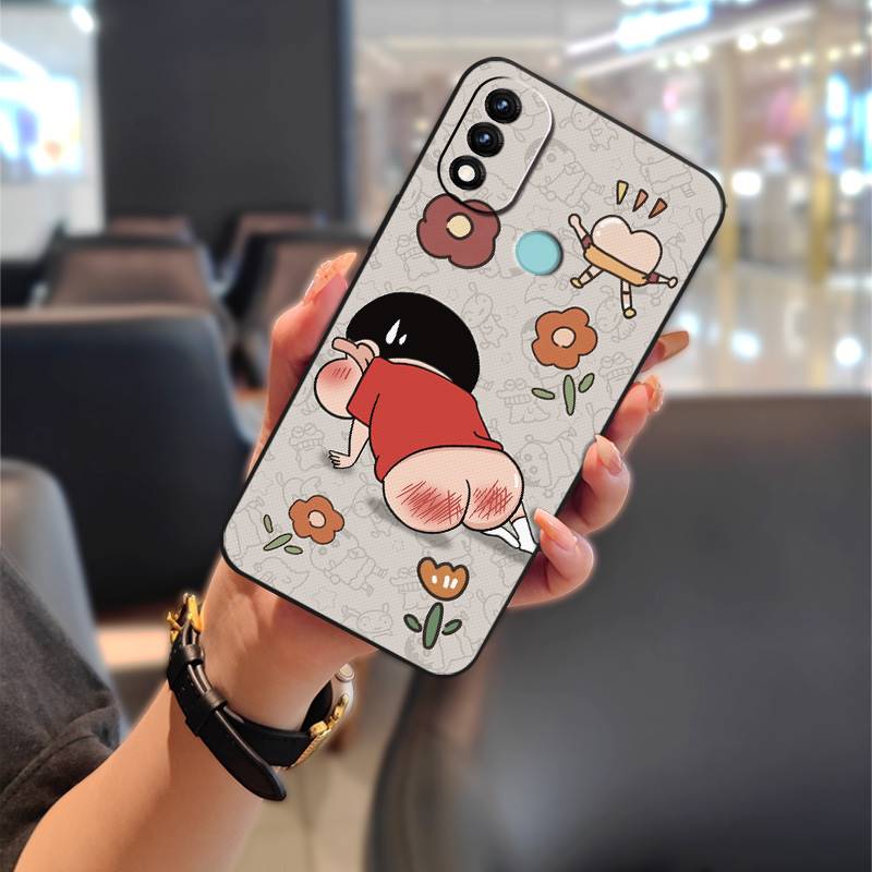 TPU Silicone Phone Case For MOTO E20 Cute Graffiti Shockproof Back ...