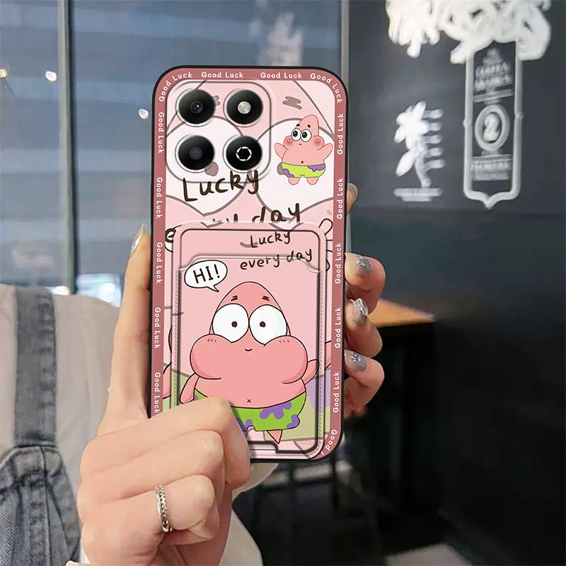 Card slot Full wrap Phone Case For Honor X6b Anti-dust Graffiti Fashion ...