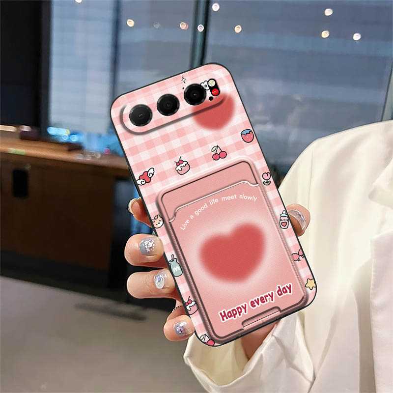 protective Silicone Phone Case For ZTE Nubia Air Cute Card slot Cartoon ...