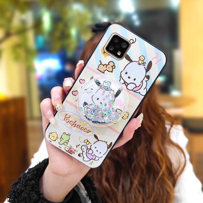 Skin feel silicone quicksand Phone Case For Sharp Aquos Sense4 4G/Sense ...