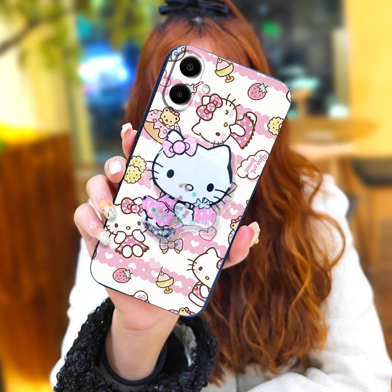 Silicone Durable Phone Case For Samsung Galaxy A07 Rotatable stand Anti ...