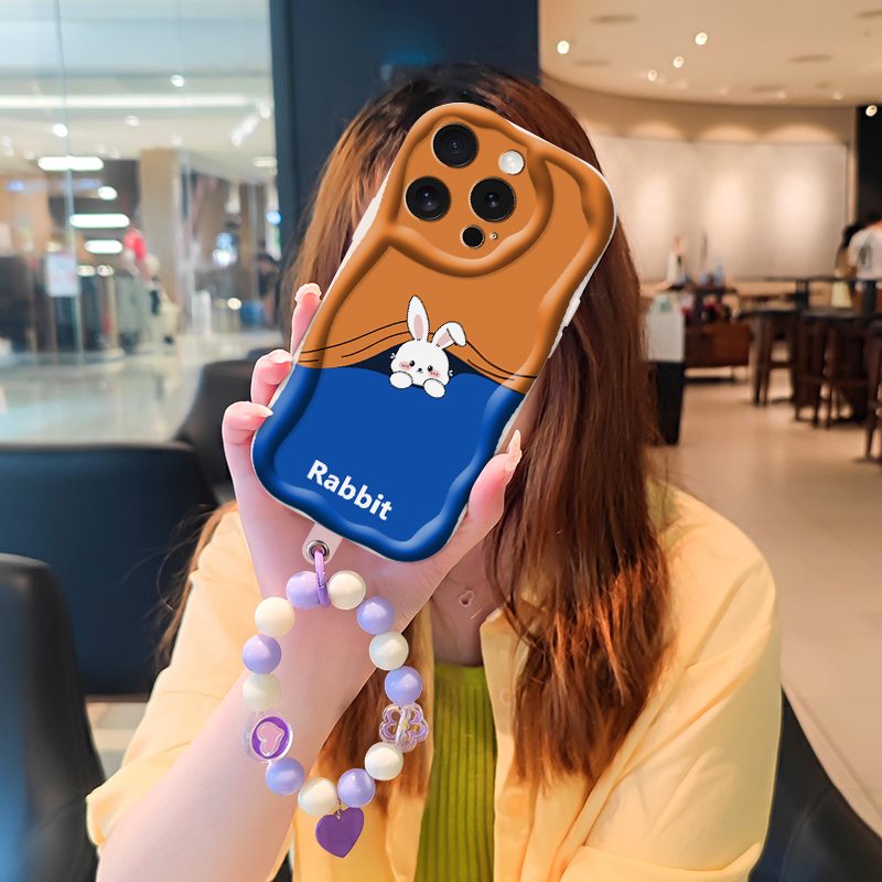 youth Wave border Phone Case For iphone15 Pro Max Liquid silicone Dirt ...