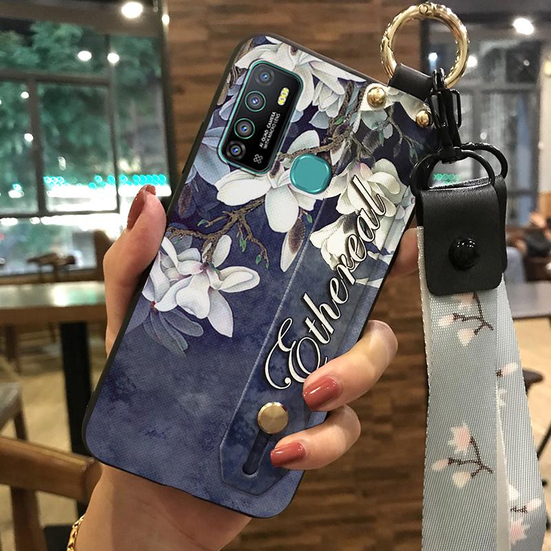 Wrist Strap protective Phone Case For infinix X680/Hot9 Play Durable ...