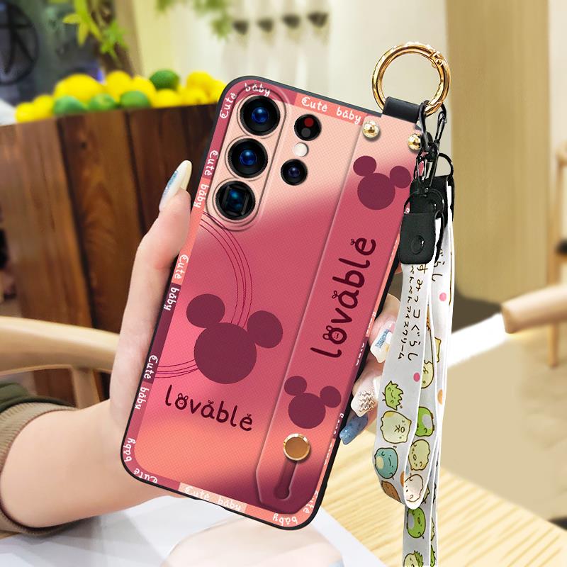 Lanyard Anti-knock Phone Case For Samsung Galaxy S24 Ultra Silicone ...