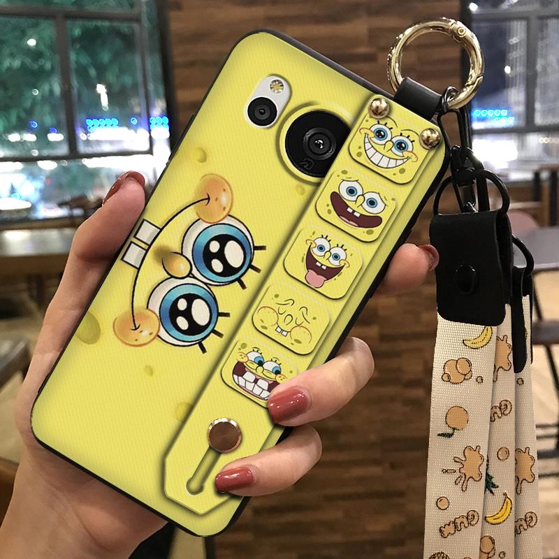 Wrist Strap Soft case Phone Case For Sharp Aquos Sense7 plus Wristband ...